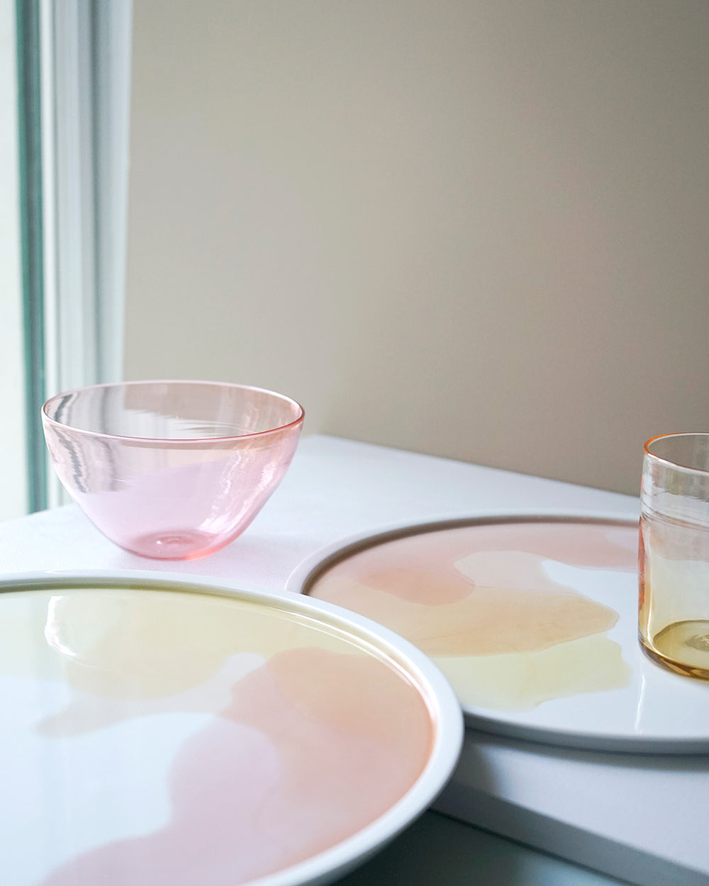 AQUA porcelain platter - Anna Badur