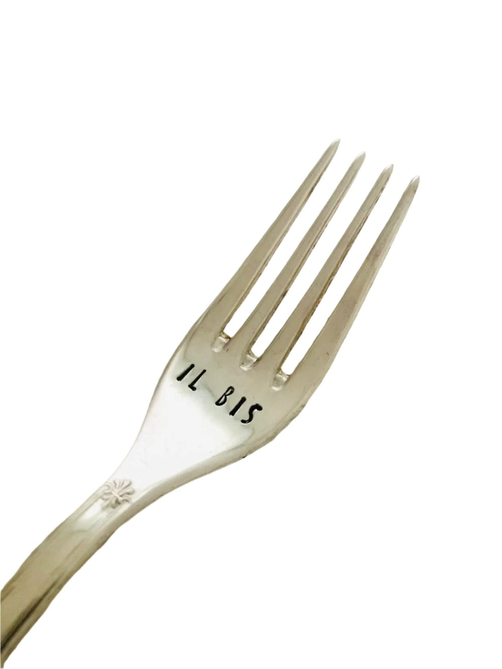 Vintage Silver Hand-stamped fork - Ohyeahspoon