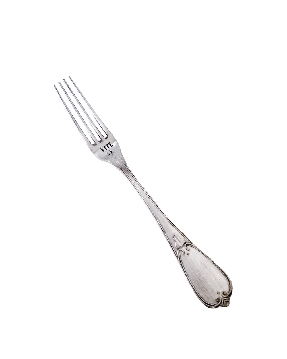 Vintage Silver Hand-stamped fork - Ohyeahspoon