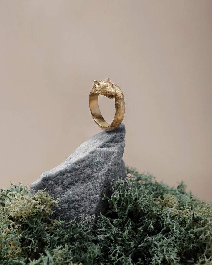 Wolf ring - handmade by Bona Calvi