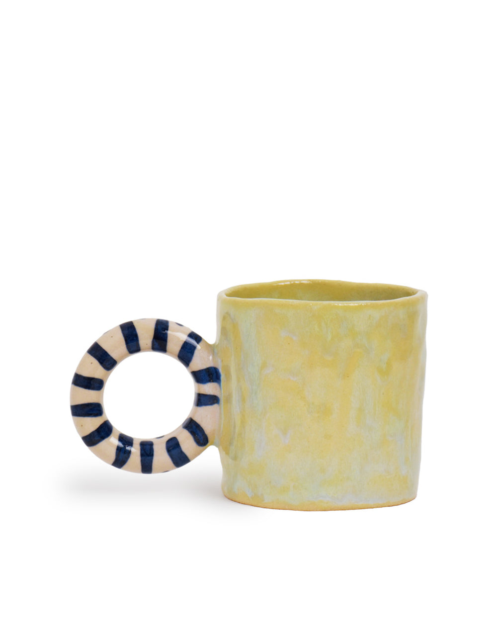 Circle cup - lemon green handmade by Alice del Ferraro