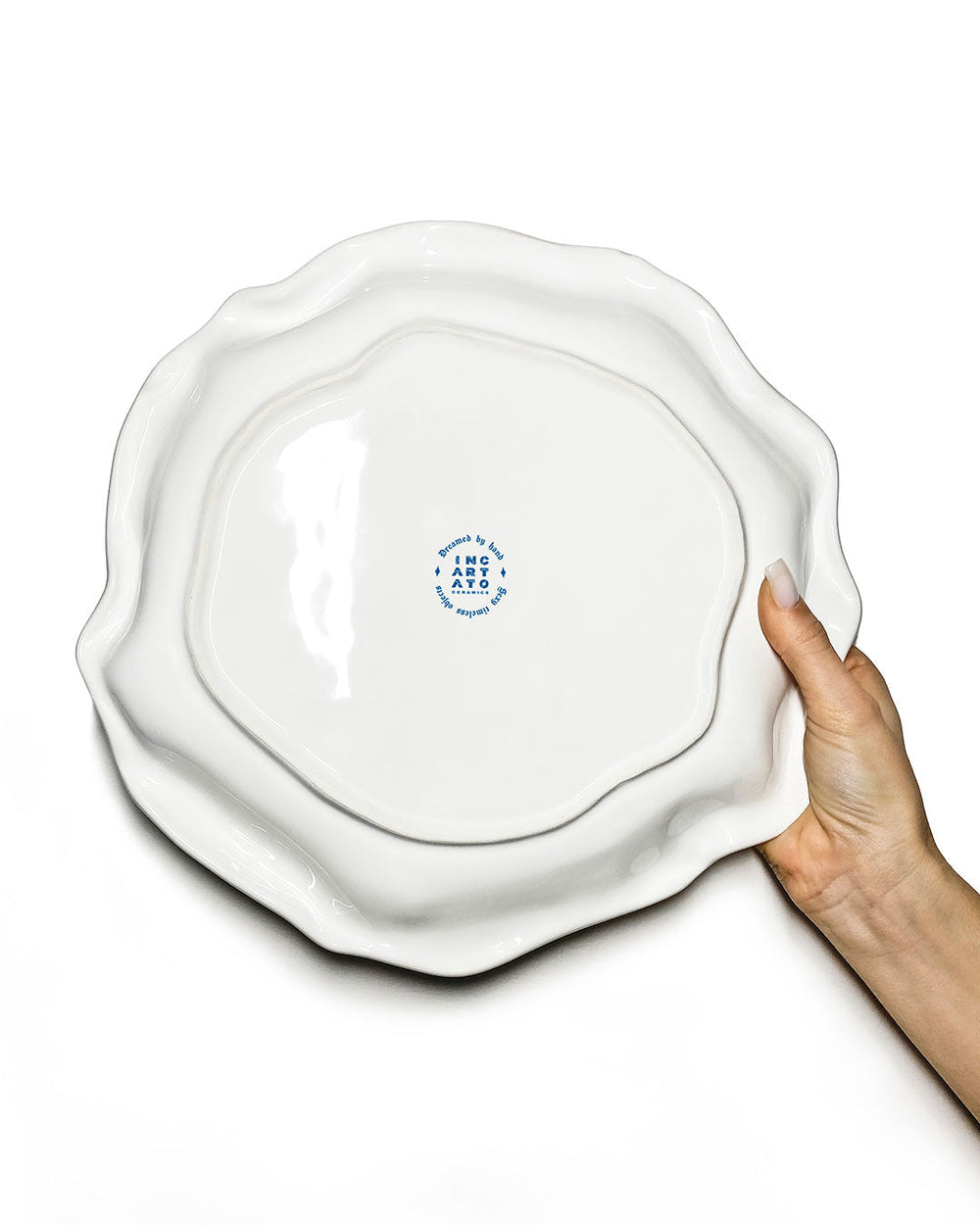 "Eat slow and fuck hard" Explicit Dinner Plate - Incartato Ceramics