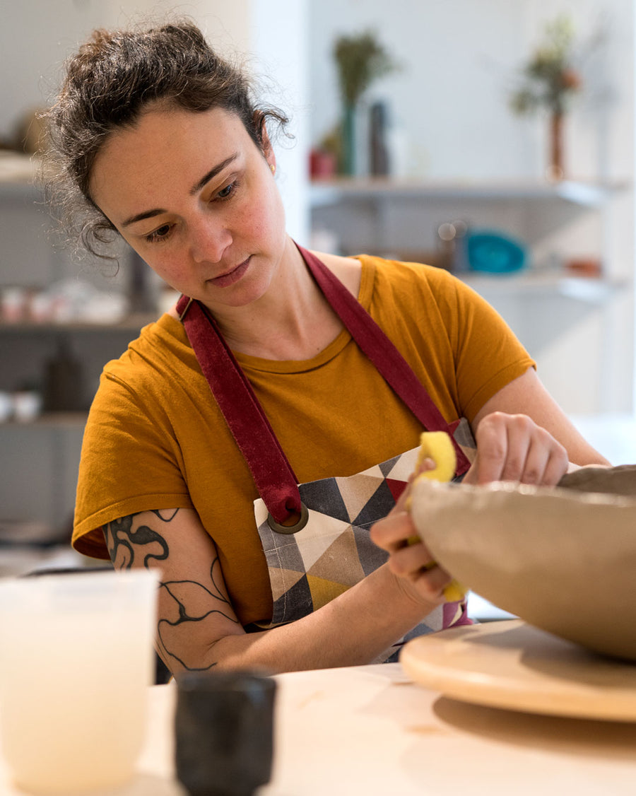 Rounded Plate - Pottery and Poetry